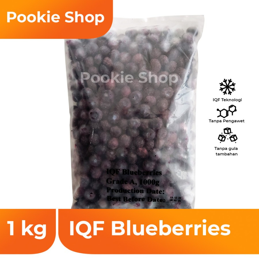 IQF (individually quick frozen) blueberry/blueberries 1 kg/500g - 1 kg